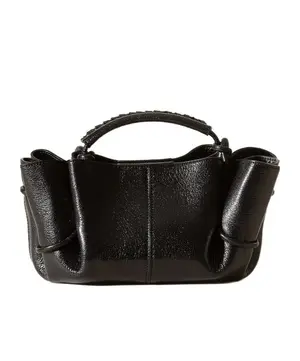 Hereu Woven-handle Handbag - Black