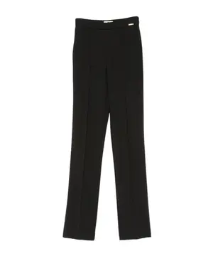 Elisabetta Franchi Pressed-crease Tailored Trousers - Black