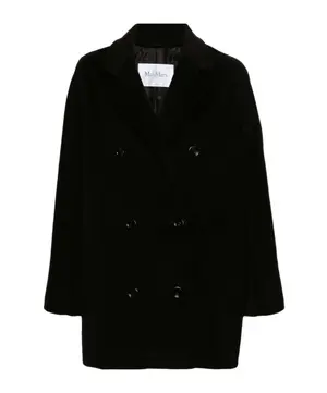 Max Mara Long Sleeve Coat - Black