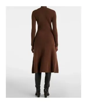 JOSEPH Crew Neck Midi Dress