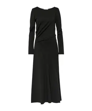 Dorothee Schumacher Round Neck Long Sleeve Dress - Black