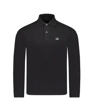 C.P. COMPANY Logo-embroidered Polo Shirt