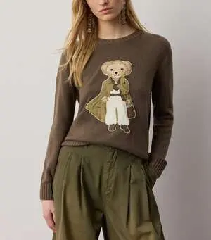 Ralph Lauren Cashmere Polo Bear Sweater