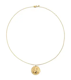 Monica Vinader Vermeil Zodiac Cancer Pendant Necklace - Gold