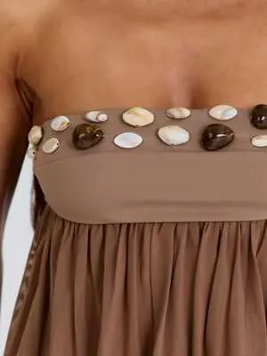 OUTCAST Teegan Mini Dress Taupe