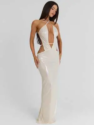 OUTCAST Maddison Maxi Dress - Gold
