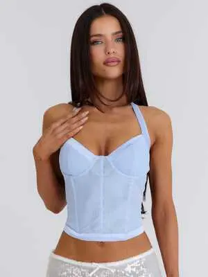 OUTCAST Ireland Corset Top Ice