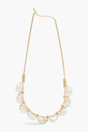 Zimmermann Tone Faux Pearl Earrings