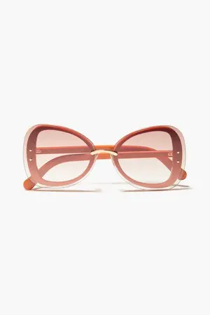 Zimmermann Butterflyframe Acetate Sunglasses Orange