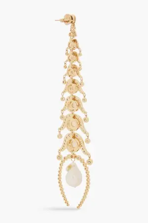 Zimmermann Tone, Freshwater Pearl And Crystal Earrings