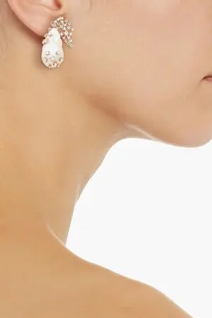 Zimmermann Tone, Pearl And Crystal Single Earring