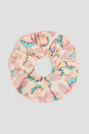 Zimmermann Printed Silk Hair Tie