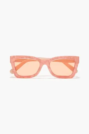 Zimmermann Cateye Marbled Acetate Sunglasses