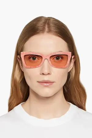 Zimmermann Cateye Marbled Acetate Sunglasses