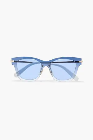 Zimmermann Dframe Acetate And Tone Sunglasses - Blue