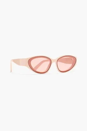 Zimmermann Ovalframe Acetate Sunglasses - Blush