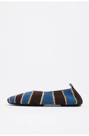 Bimba Y Lola Crochet Raffia Ballerina