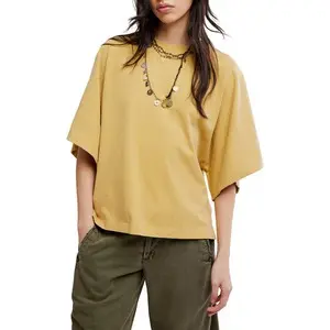 Free People Atlas Dolman Cotton Top Fallen Leaf