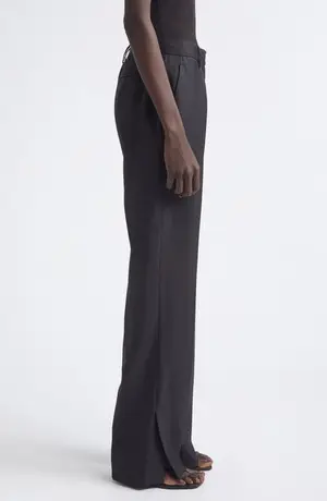 HEIRLOME Petula Split Hem Silk Trousers