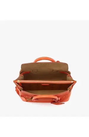 Mcm Small Milla Tote In Grained Leather