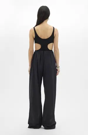 Another Tomorrow Voile Drawcord Pant