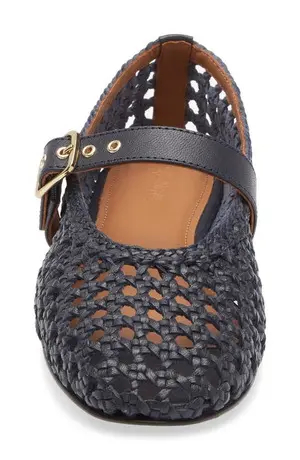 Madewell The Remy Woven Mary Jane Flat