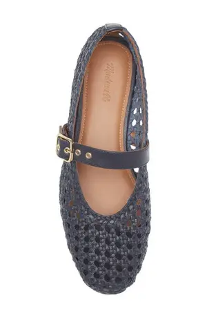 Madewell The Remy Woven Mary Jane Flat