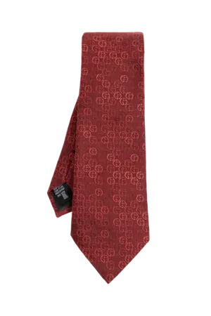 Giorgio Armani Silk Tie - Red