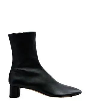 Bottega Veneta Leather Ankle Boots - Black