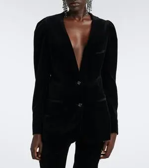 Isabel Marant Étoile Fereole Cotton Velvet Blazer