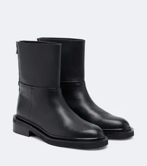 A.emery Easton Leather Ankle Boots - Black