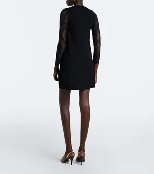 Valentino Garavani Lace-trimmed Minidress