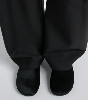 A.emery Jesse Calf Hair Flats - Black