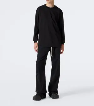 Rick Owens Mega Bumper Geobasket Leather Sneakers
