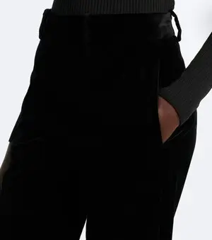 Isabel Marant Étoile Roaya Cotton Velvet Straight Pants