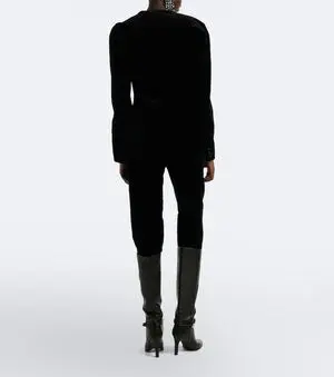 Isabel Marant Étoile Roaya Cotton Velvet Straight Pants