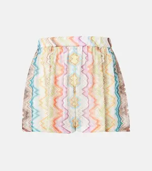 Missoni Zigzag Pattern Shorts - Multicoloured