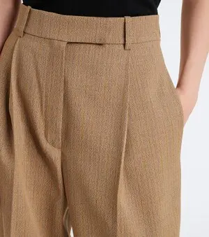 RÓHE Daria Wool-blend Tapered Pants