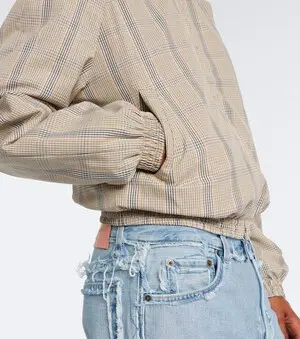 Acne Studios Checked Technical Jacket - Multicoloured