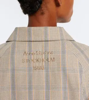 Acne Studios Checked Technical Jacket - Multicoloured