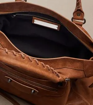 Balenciaga Le City Medium Leather Shoulder Bag