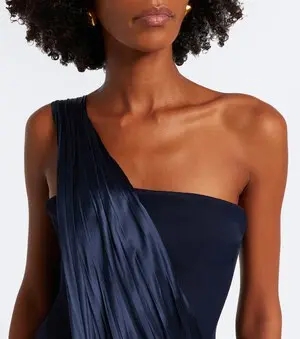 MARMAR HALIM Caped Bustier Gown