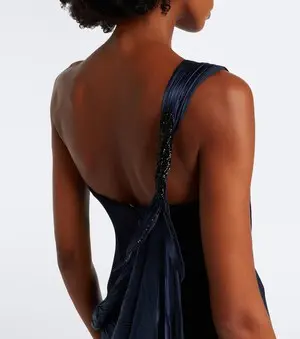 MARMAR HALIM Caped Bustier Gown