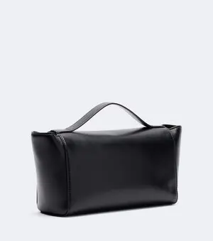 Savette Symmetry Trapeze Small Leather Top-handle Bag