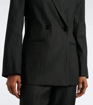 Isabel Marant Étoile Ranya Pinstripe Wool-blend Blazer