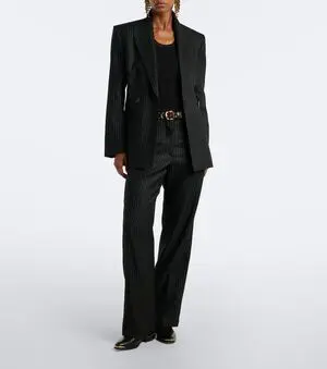 Isabel Marant Étoile Ranya Pinstripe Wool-blend Blazer