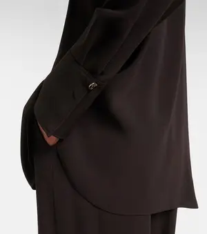 Agnona Tie-neck Blouse