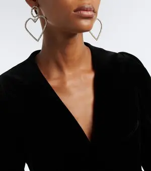 Isabel Marant Étoile Eden Asymmetric Embellished Earrings