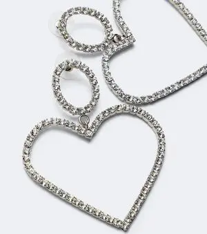 Isabel Marant Étoile Eden Asymmetric Embellished Earrings