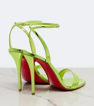 CHRISTIAN LOUBOUTIN Miss Z Mirrored Leather Sandals